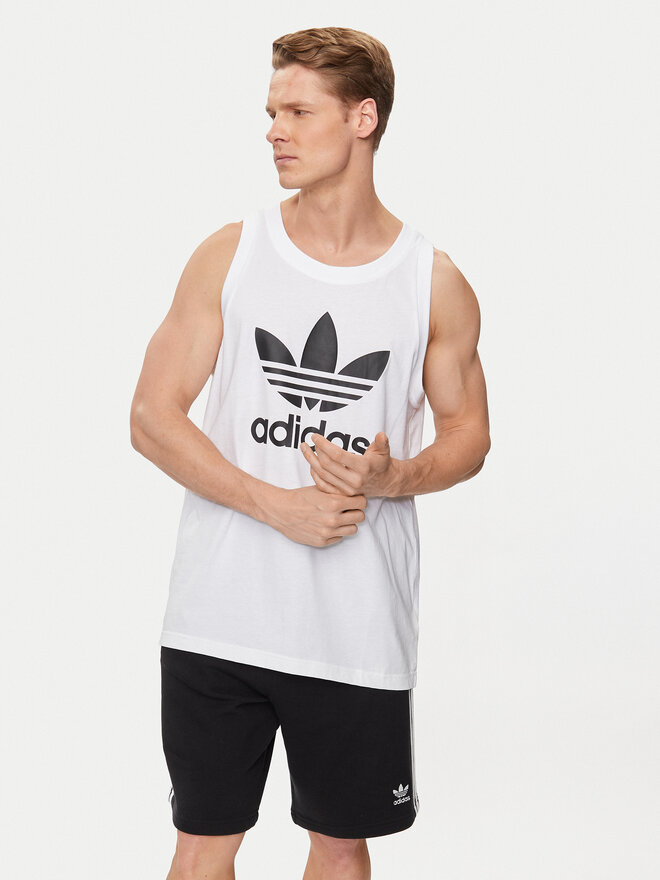adidas Tank top adicolor Classics Trefoil IA4808 Λευκό Regular Fit ...