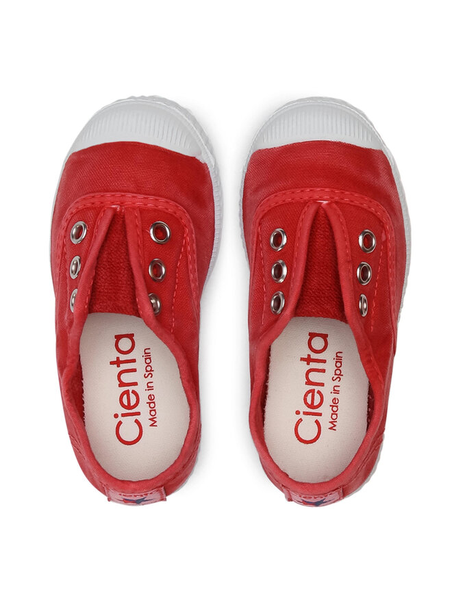 Sneakers aus Stoff Cienta 70777 Rot | eschuhe.de