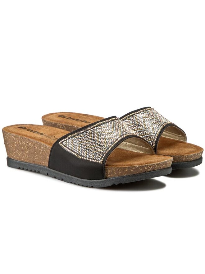 Pantoletten Inblu UC000006 Schwarz | eschuhe.de