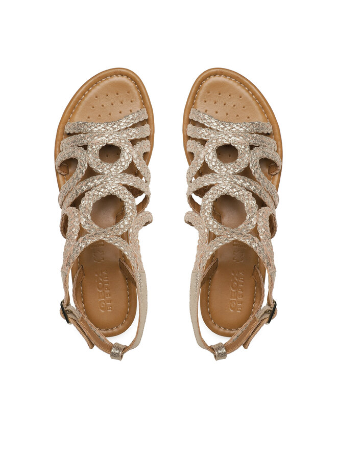 Sandalen Geox D Sozy S D35LXA000KYC2012 Goldfarben | eschuhe.de