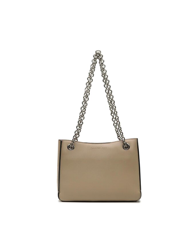 Τσάντα Calvin Klein Jeans Sculpted Shoulder Bag24 Mono K60k607831 Μπεζ