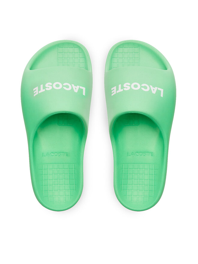 Şlapi Lacoste Branded Serve Slide 2.0 747CMA0015 Verde | epantofi.ro