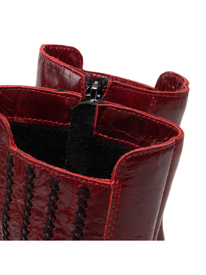 Stiefeletten Simen 5443A Rot | eschuhe.de