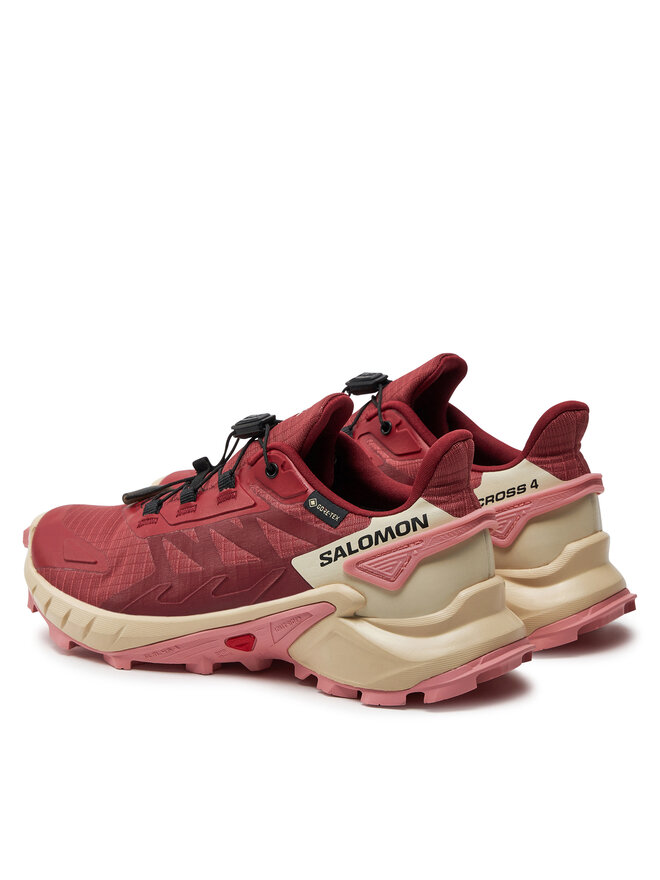 Маратонки за бягане Salomon Supercross 4 GORE-TEX L47316800 Бордо ...