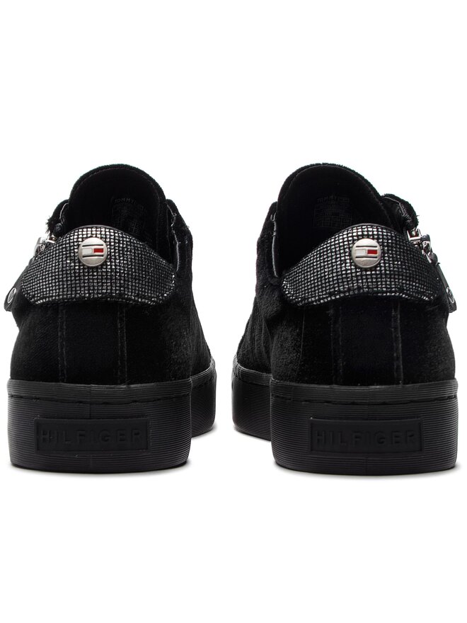 Tommy hilfiger velvet sneakers store