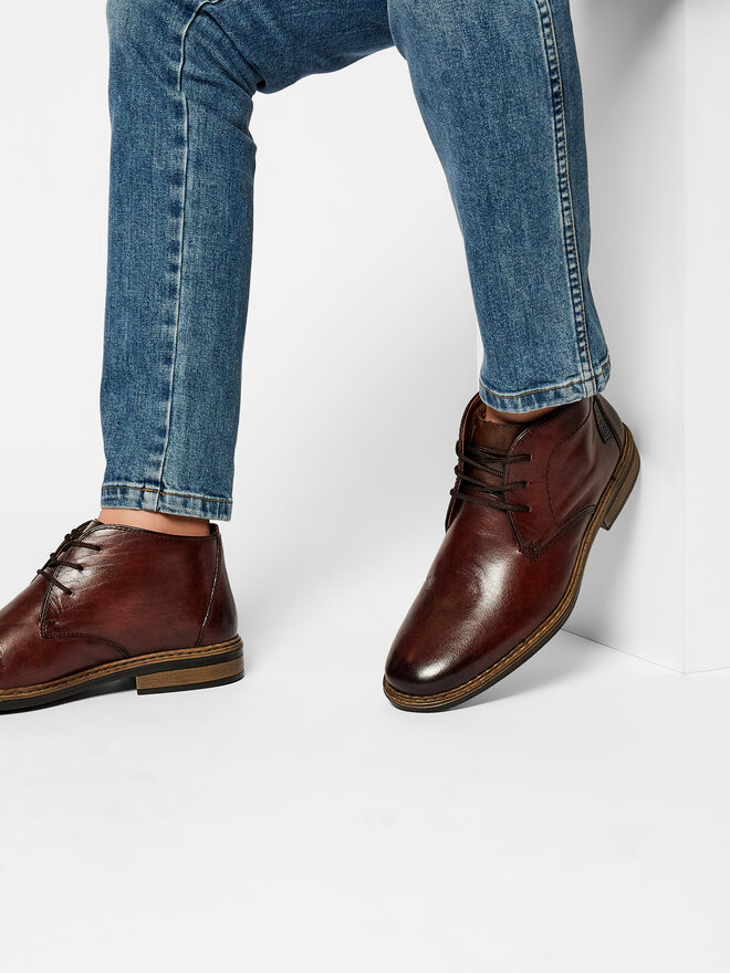 Schnürschuhe Rieker 37612-26 Braun | eschuhe.de