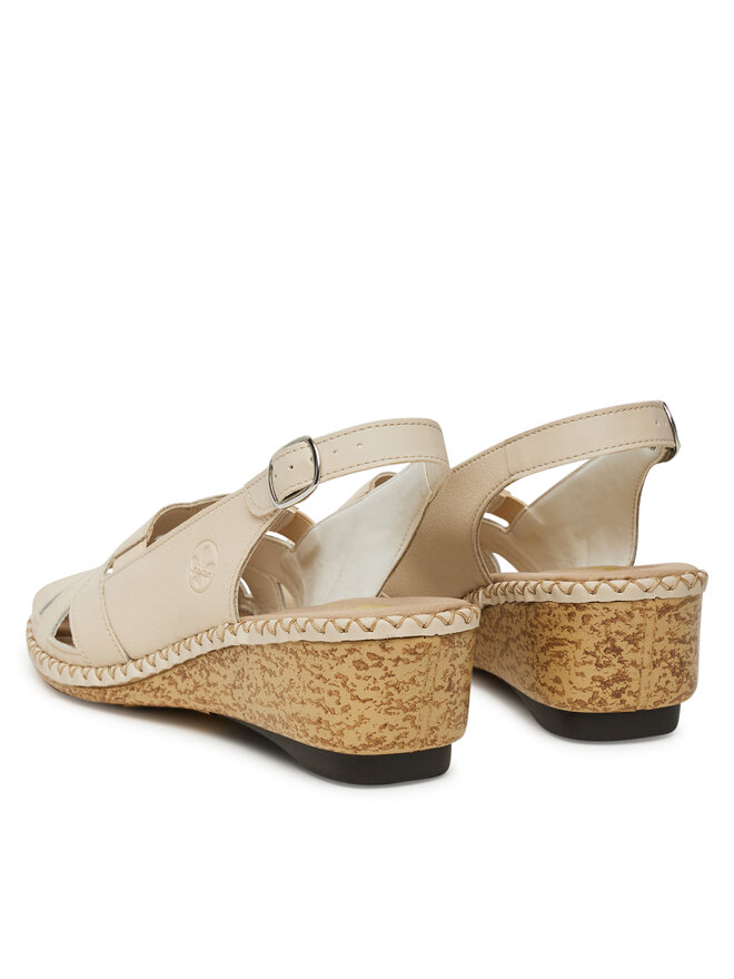 Сандали Rieker 66189-60 Бежов | obuvki.bg