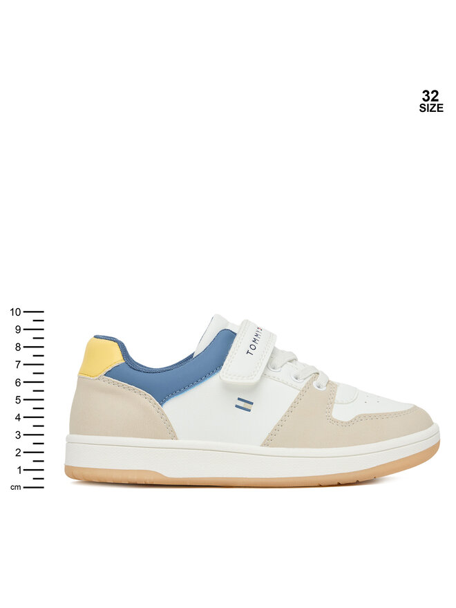 Sneakersy Tommy Hilfiger T1X9-34345-1269 S Biały | eobuwie.com.pl