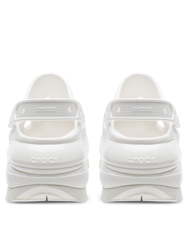 Pantoletten Crocs Classic Mega Crush Clog 207988 Weiß | eschuhe.de