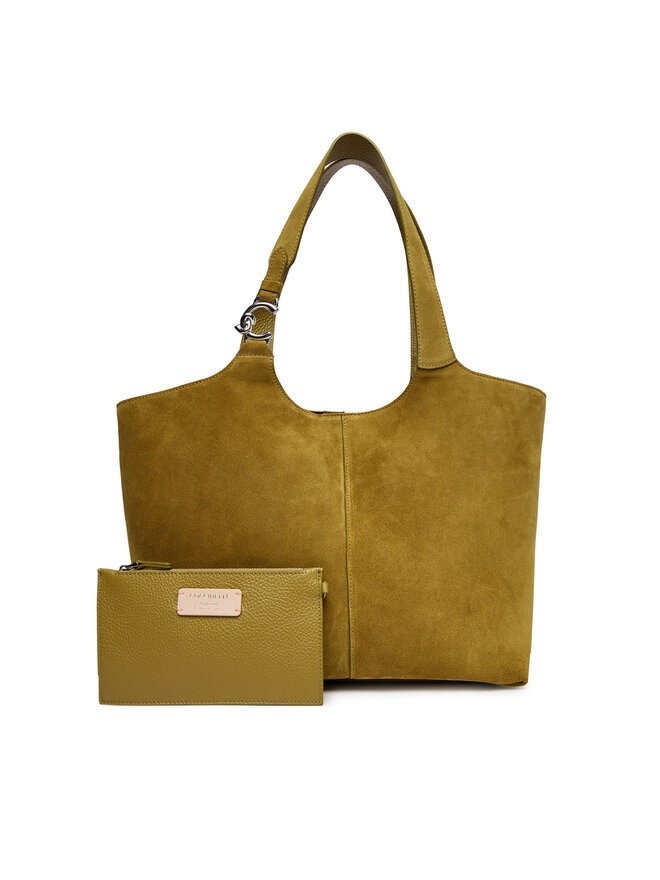 Torebka Coccinelle E1 THE 11 01 Khaki | eobuwie.com.pl