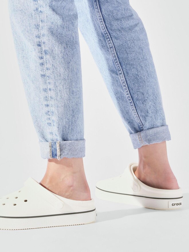 Παντόφλες Crocs Crocs Crocband Clean Clog 208371 Λευκό | epapoutsia.gr
