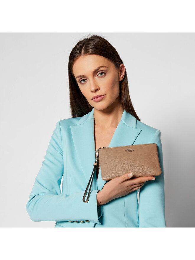 Torebka Coach Pol Peb Sml Wrl 22952 LHTAU Beżowy | eobuwie.com.pl