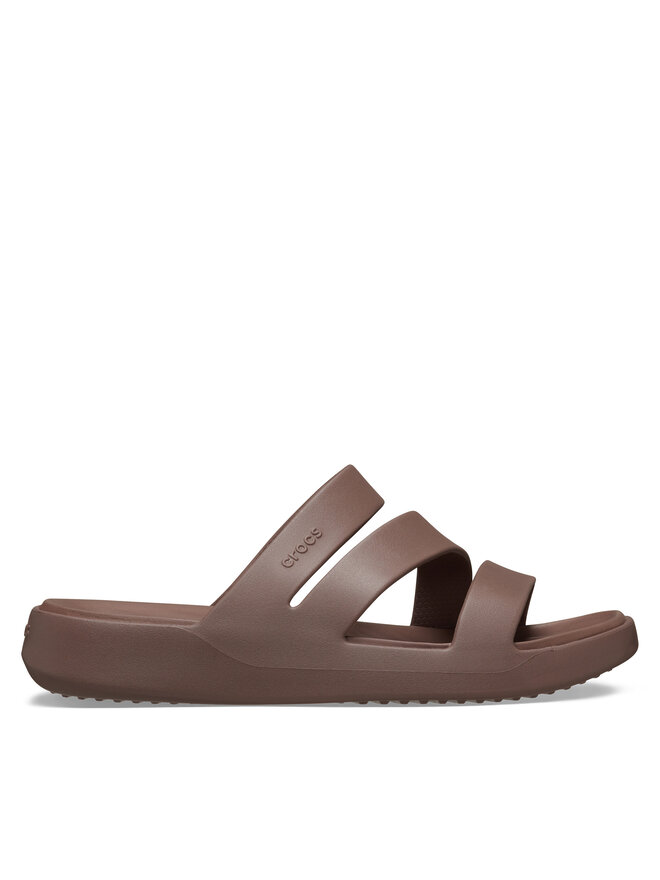 Klapki Crocs Getaway Strappy 209587 Brązowy | eobuwie.com.pl