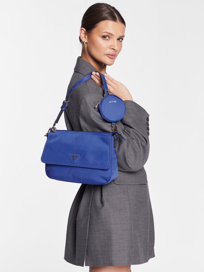 Handtasche Guess Eco Gemma (EYG) HWEYG8 39518 Blau | eschuhe.de
