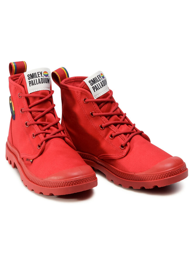 Туристически oбувки Palladium Pampa Smiley Pride 76879-614-M Червен ...