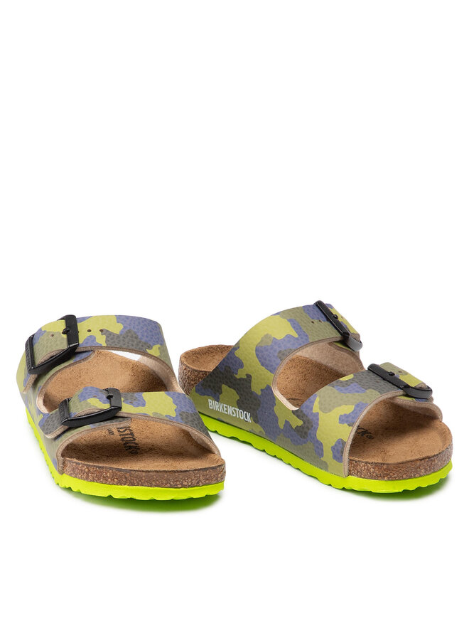 Pantoletten Birkenstock Arizona Kids Bs 1022099 Grün | eschuhe.de