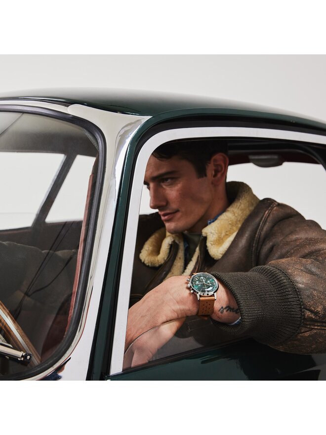 Uhr Timex Marlin Chronograph TW2W10100 Braun | eschuhe.de