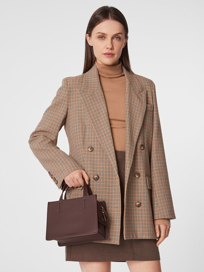 Handtasche Trussardi Nadir Tote Sm Full 75B01364 Braun | eschuhe.de