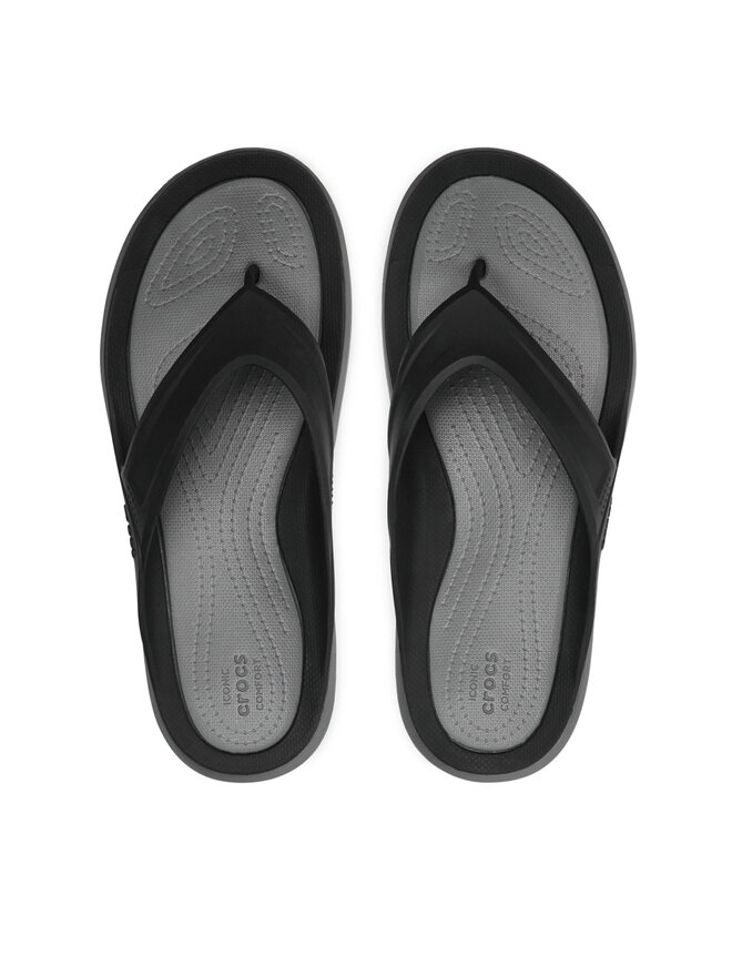 Zehentrenner Crocs Swiftwater Wave Flip M 206242 Schwarz | eschuhe.de