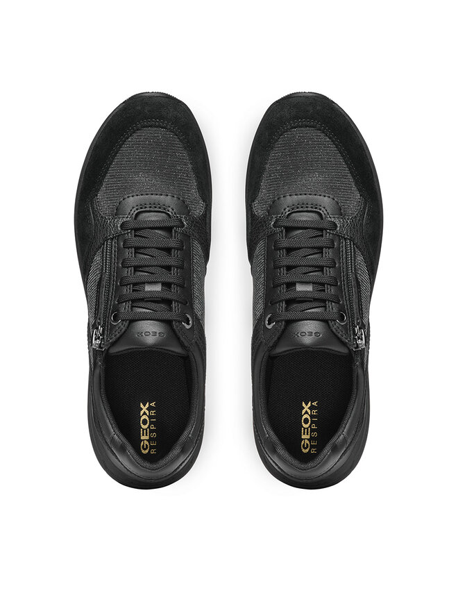 Sneakers Geox D Bulmya D36NQB 0LY2N C9999 Schwarz | eschuhe.de