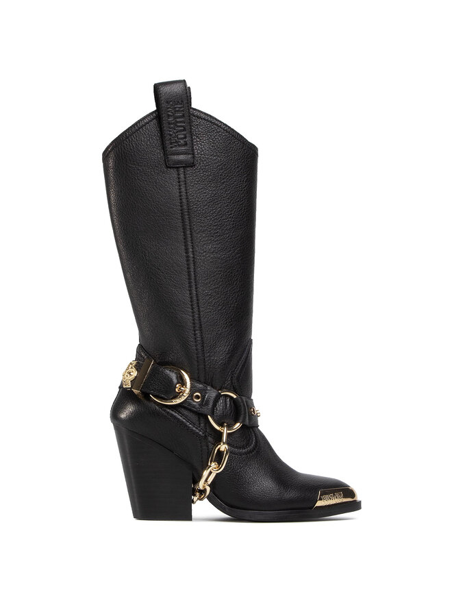 Botas altas Versace Jeans Couture E0VZAS14 Negro | zapatos.es