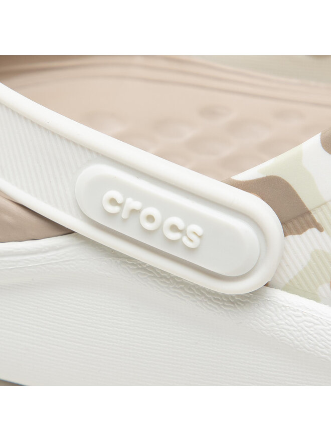 Chanclas Crocs Literide Printed Camo Clog 206491 Blanco | zapatos.es