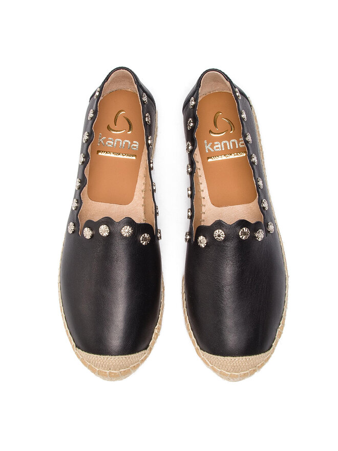 Espadrilles Kanna 19KV9009 Schwarz | eschuhe.de