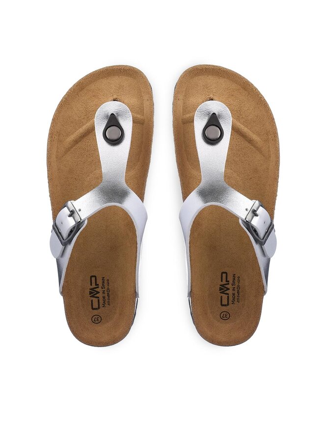 Zehentrenner CMP Eco Thalitha Wmn 3q91017 Silberfarben | eschuhe.de