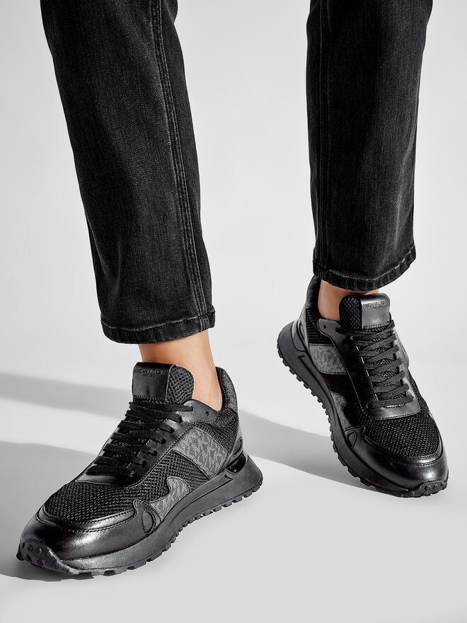 Sneakersy MICHAEL Michael Kors Miles Trainer 42T2MIFS4D Czarny ...
