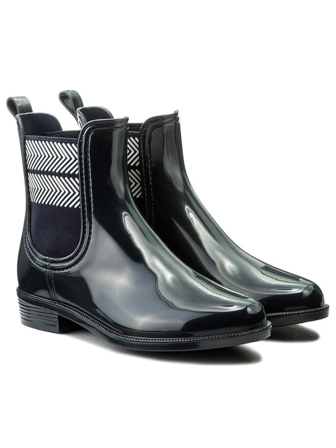 Botas de agua Tommy Hilfiger Chelsea Rain Boot Striped FW0FW02817 Azul ...
