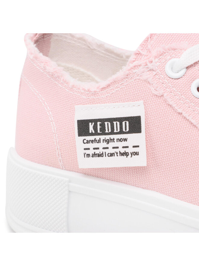 Sneakers aus Stoff Keddo 827636/01-05E Rosa | eschuhe.de