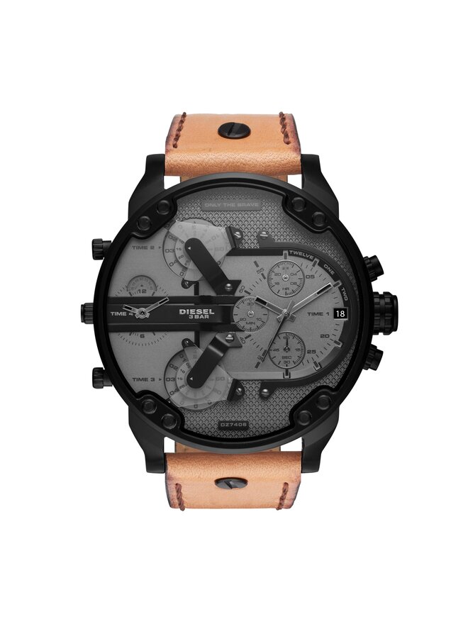 Zegarek Diesel Mr Daddy 2.0 DZ7406 Brązowy | eobuwie.com.pl
