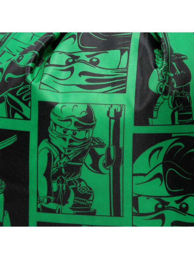 Vak na stahovací šňůrky LEGO Drawstring Bag 10034-2201 Zelená | eobuv.cz