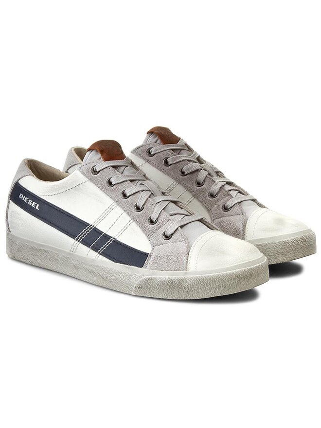 Sneakersy Diesel D-String Low Y01107 P0919 H6105 Biały | eobuwie.com.pl