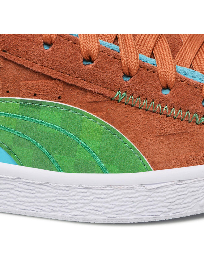 Sneakers Puma Suede Minecraft Jr 384485 01 Braun | eschuhe.de