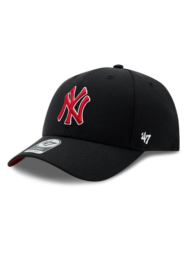 Cap 47 Brand MLB New York Yankees Sure Shot Snapback '47 MVP B-SUMVP17WBP-BK Schwarz | eschuhe.de