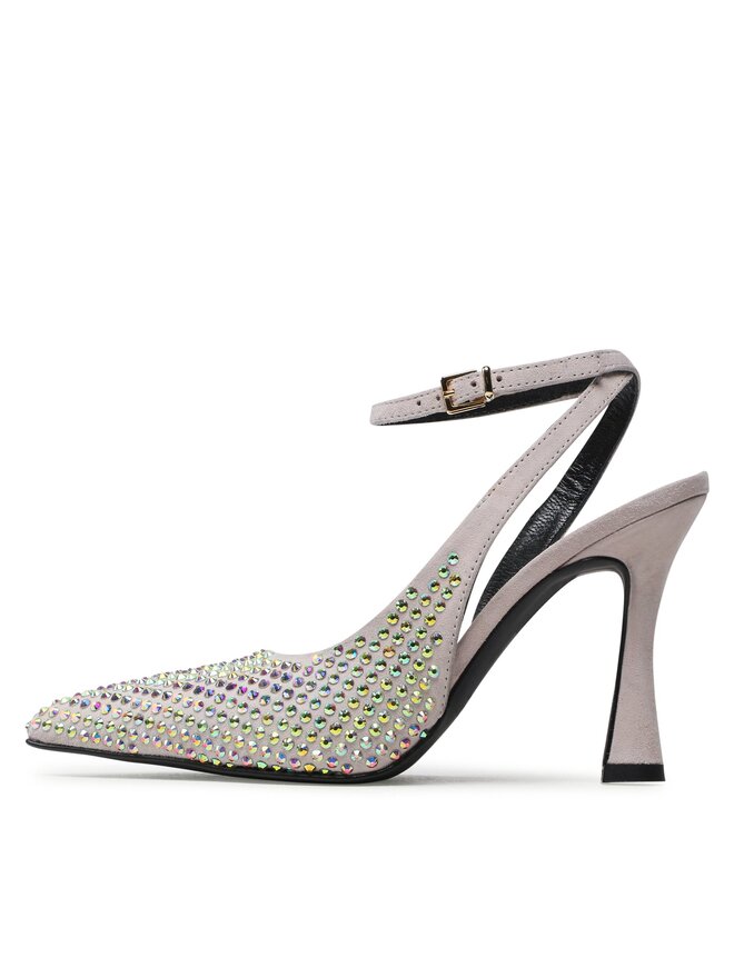 Σανδάλια Pinko Lisette Slingback PE BLKS1 100566 A0N6 Γκρι | epapoutsia.gr