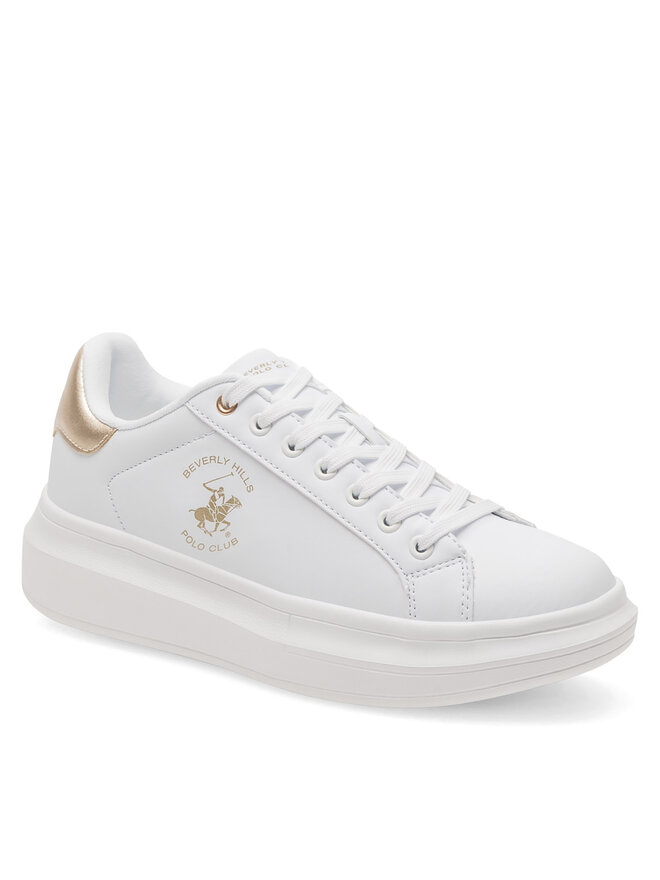 Sneakersy Beverly Hills Polo Club SK-09001 Biały | eobuwie.com.pl