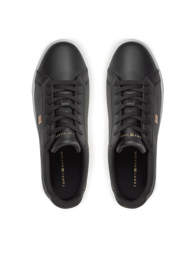 Sneakersy Tommy Hilfiger Essential Court Sneaker FW0FW07686 Černá ...