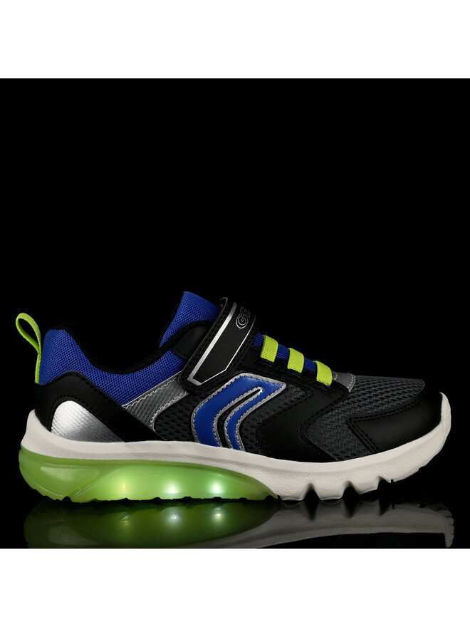 Sneakers Geox J Ciberdron Boy J45LBC 01454 C0071 D Grau | eschuhe.de