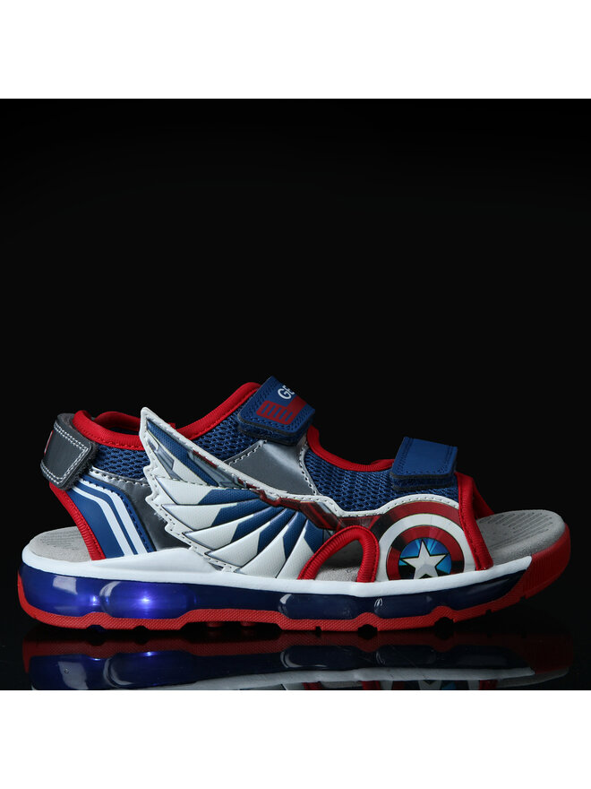 Sandály Geox J Sandal Android Boy J450QA 01454 C0200 D Modrá | eobuv.cz