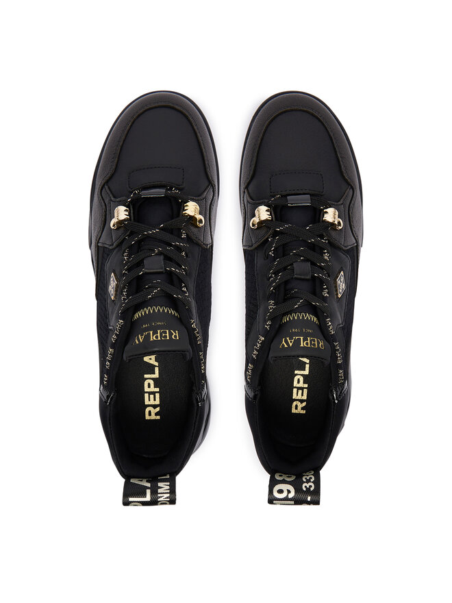 Sneakers REPLAY Field W GWS9H .000.C0013L Nero | escarpe.it