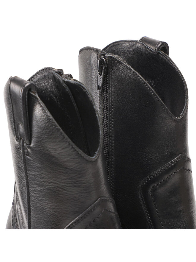 Botki Bronx 34215-A Czarny | eobuwie.com.pl