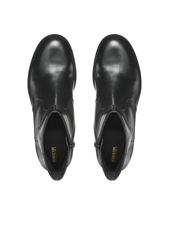 Botki Geox D Serilda 60 D46XXE 00043 C9999 Czarny | eobuwie.com.pl