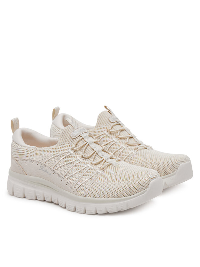 Sneakersy Skechers Graceful - Picture Perfect 100702/OFWT Biały ...