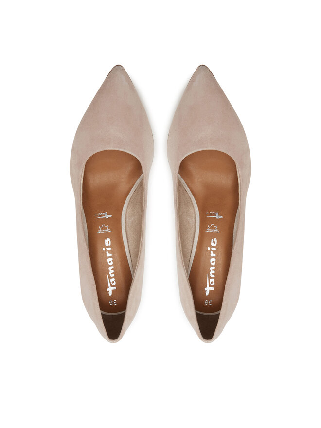 Pantofi cu toc subțire Tamaris 1-22434-41 Gri | epantofi.ro