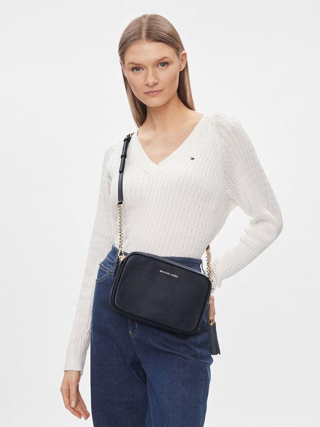 Handtasche MICHAEL Michael Kors Jet Set 32F7GGNM8L Dunkelblau | eschuhe.de