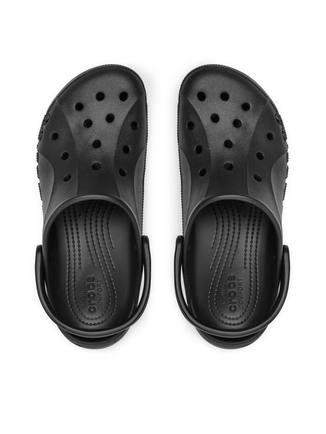 Pantoletten Crocs Baya Platform Clog 208186-001 Schwarz | eschuhe.de
