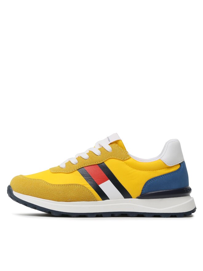 Sneakersy Tommy Hilfiger Flag Low Cut Lace-Up Sneaker T3X9-32886-1587 S ...
