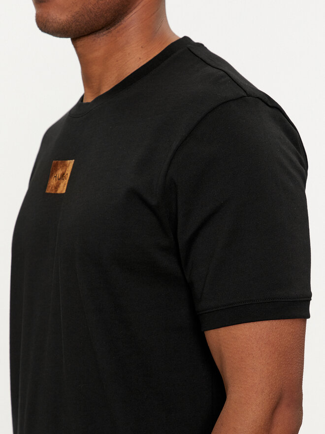 Hugo T-Shirt Diragolino_V 50501005 Schwarz Regular Fit | eschuhe.de
